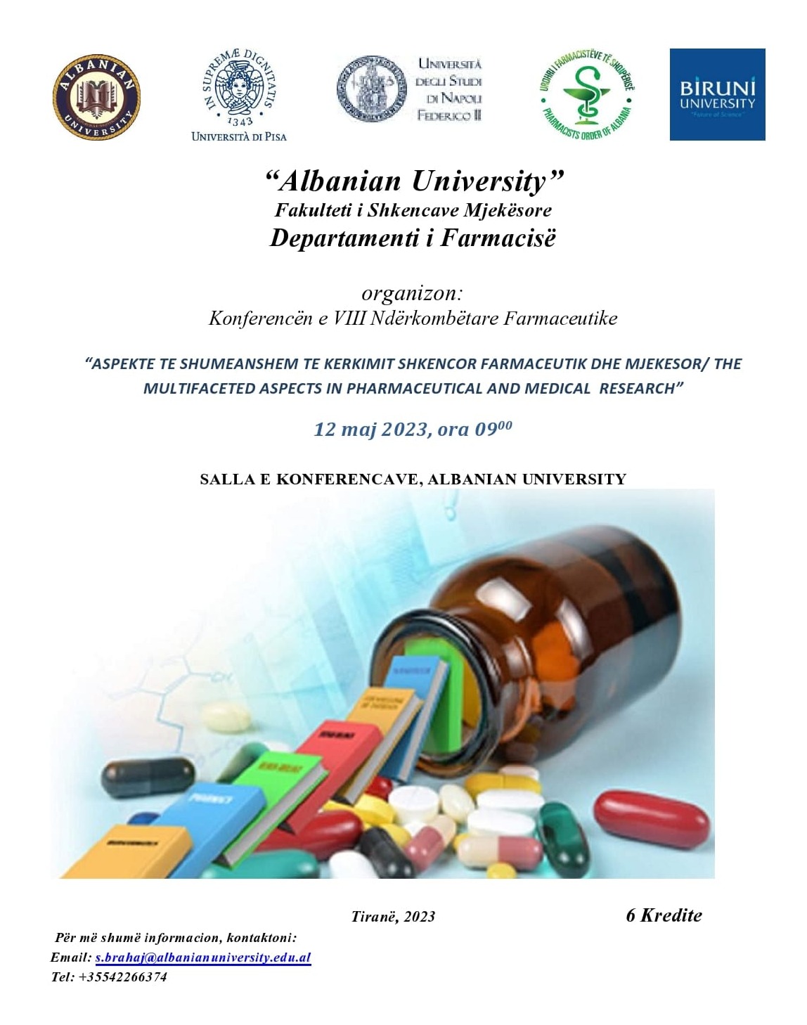 VIII International Pharmaceutical Conference – ALBANIAN UNIVERSITY